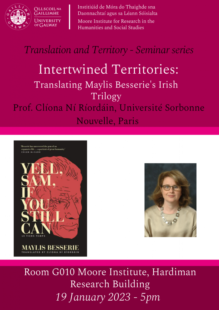 Translation and Territory - Seminar series: Intertwined Territories ...